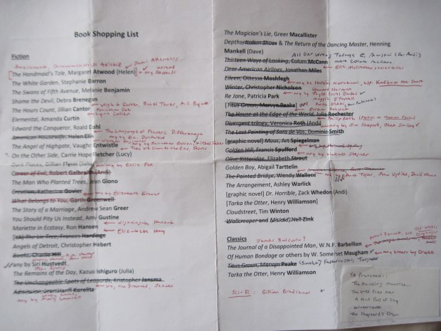 Making Plans (and Book Lists) for America | Bookish Beck